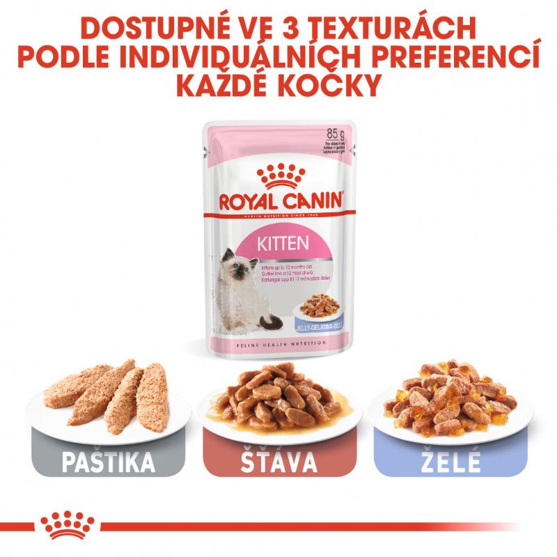 Royal Canin Kitten Instinctive Jelly kapsička pro koťata v želé 12 x 85 ...